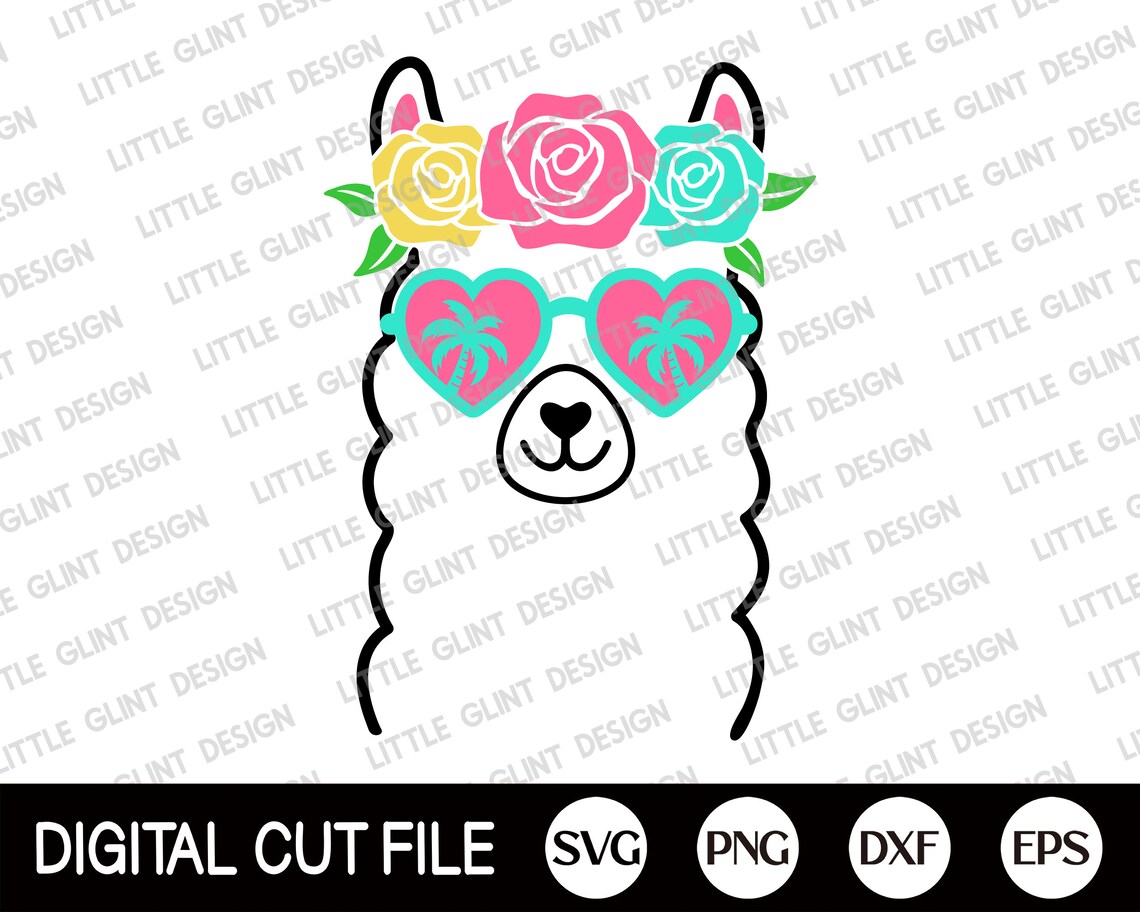 Alpaca Summer Svg Summer Svg Beach Cut Files Vacation Mode | Etsy