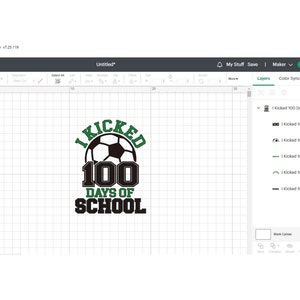 I Kicked 100 Days of School SVG, Boy 100 Days SVG, Soccer Ball School ...