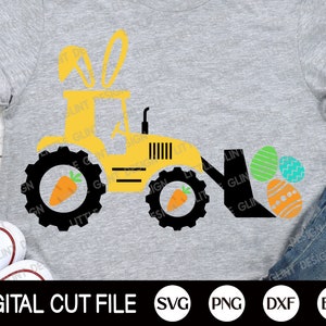Easter Tractor Carrot Svg, Easter Svg, Happy Easter Svg, Svg Easter Egg ...