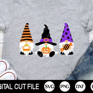Halloween Svg Gnome with Pumpkin Halloween Gnome Svg Candy | Etsy