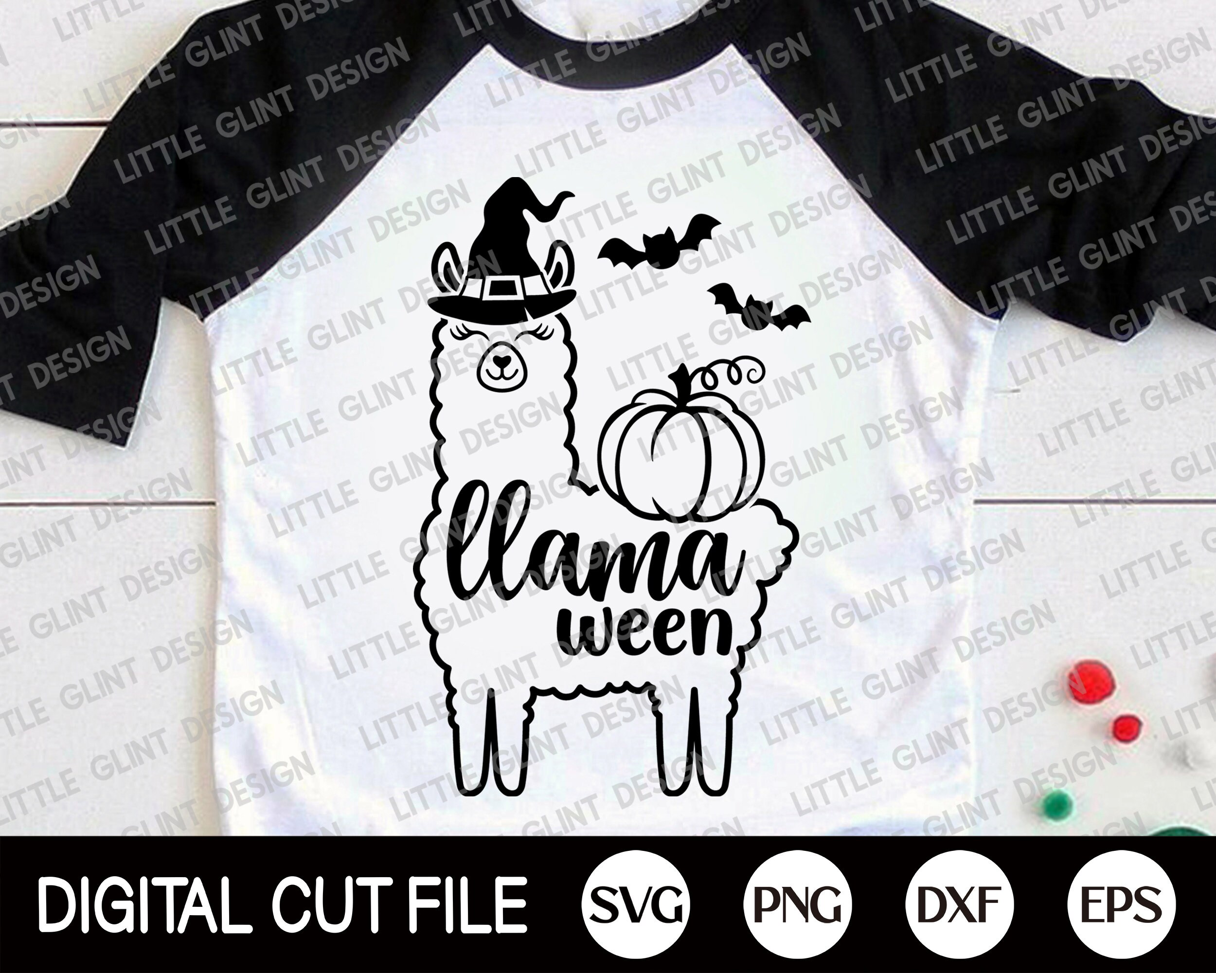 Llamaween Svg Halloween Svg Llama Clip Art Halloween Shirt - Etsy