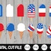 Patriotic Popsicle Svg Bundle, 4th of July Svg, American Flag Svg ...