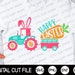 Happy Easter Tractor, Easter Tractor Carrot Svg, Easter Svg, Svg Easter ...