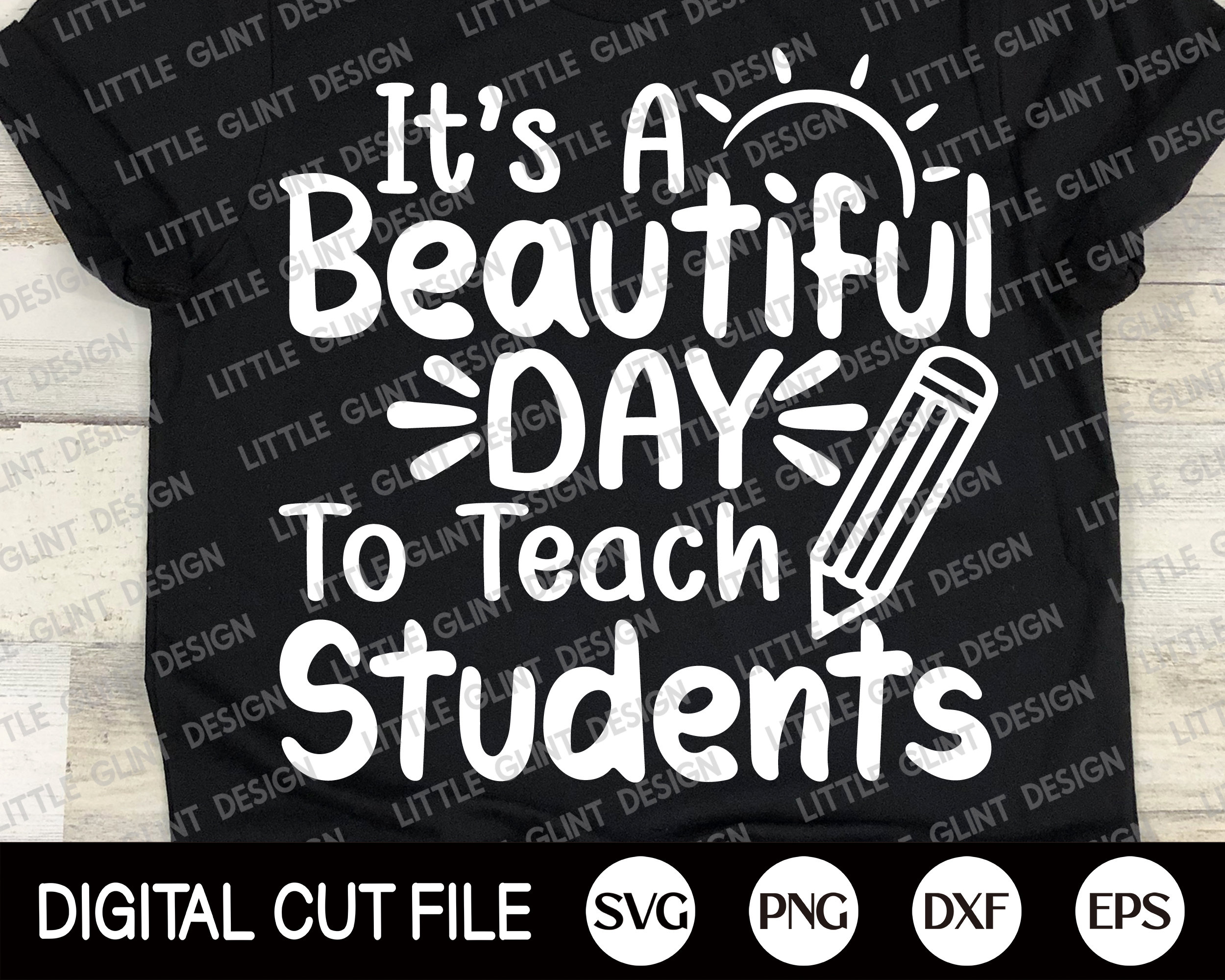 It's A Beautiful Day To Teach Students Svg Teacher | Etsy