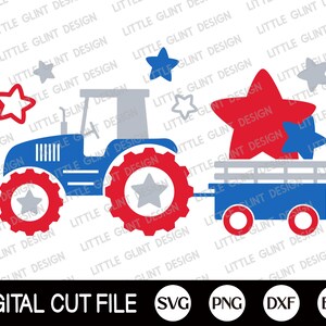 Fourth of July Svg, Merica Svg, Tractor Svg, Memorial Day, Independence ...