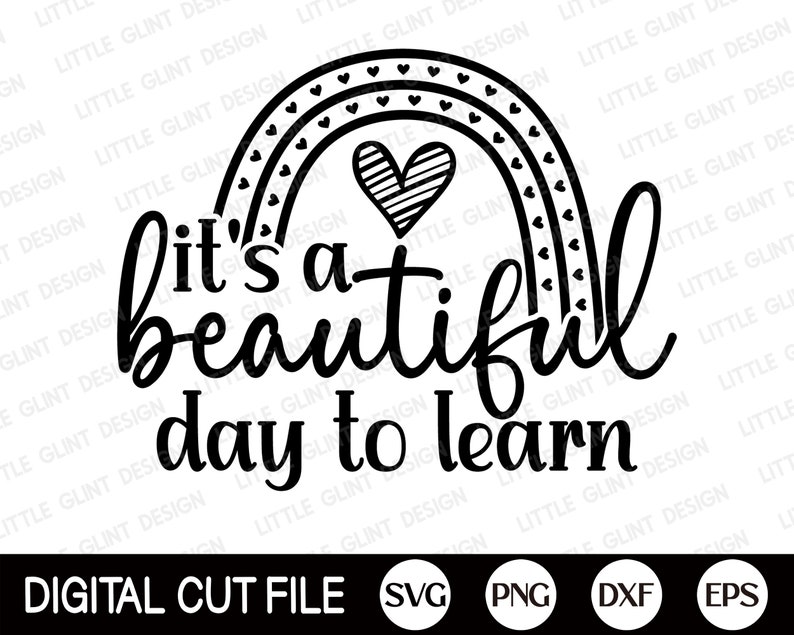 It's A Beautiful Day to Learn Svg Teacher Quote Svg - Etsy