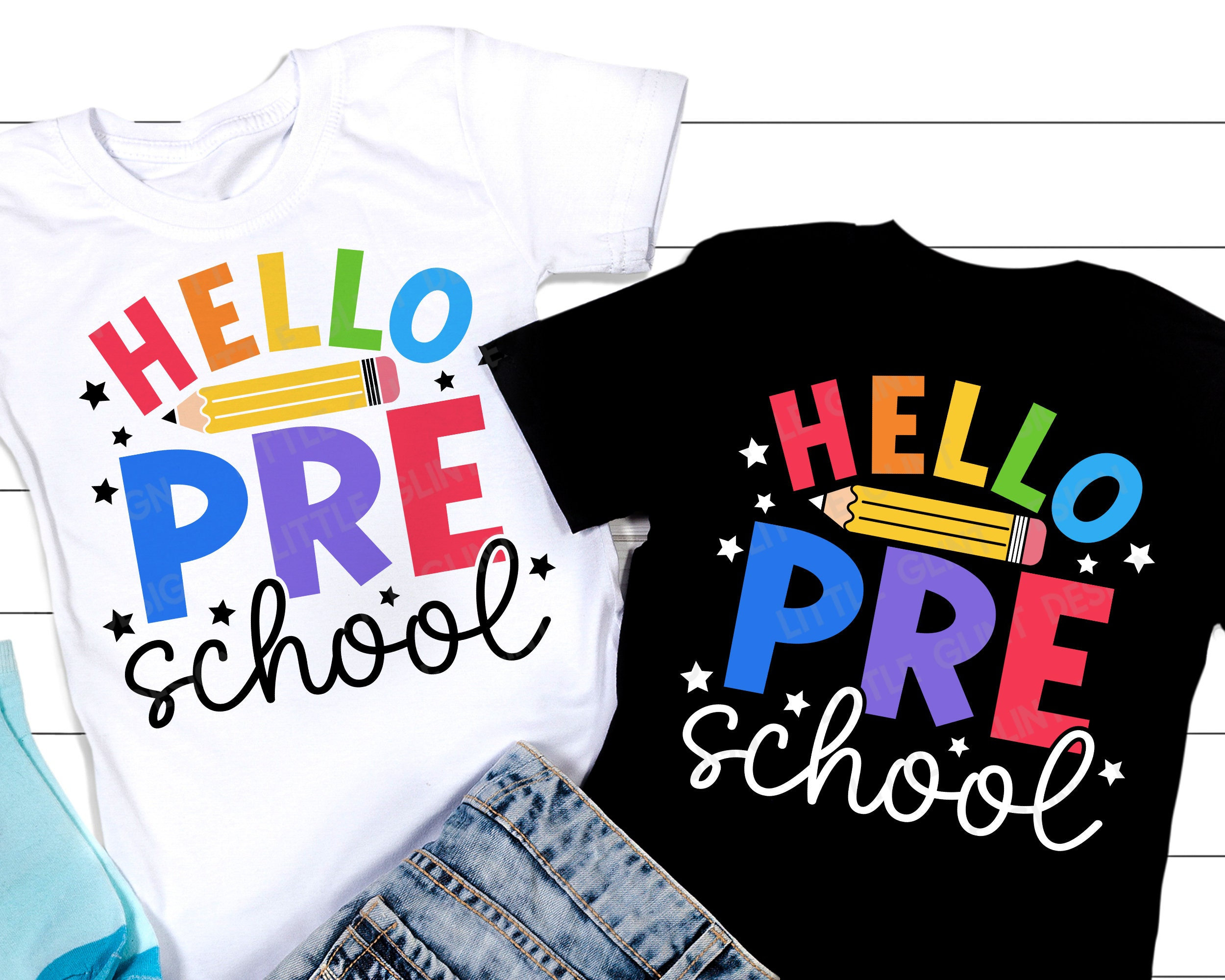 Hola Preescolar SVG, Regreso a la Escuela Svg, 1er Día de Cotización ...