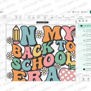 In My Back to School Era SVG PNG, Retro Back to School Svg, Retro ...