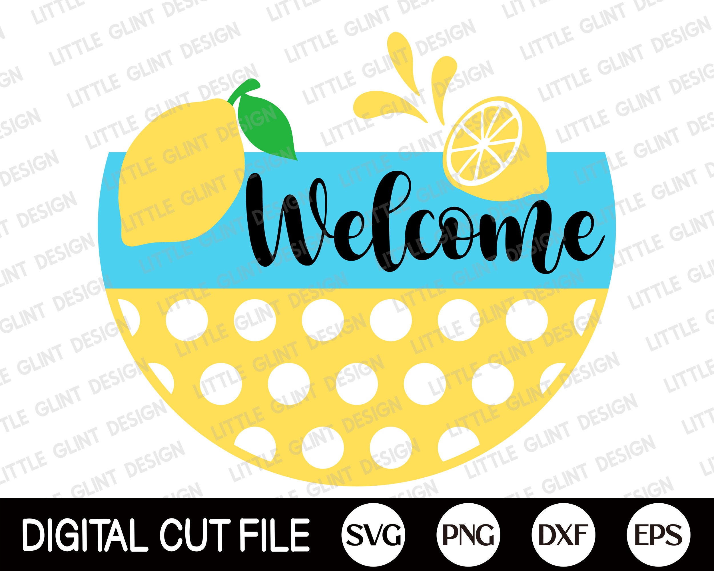 Summer Welcome Sign Round Door Hanger SVG Summer Sign Svg - Etsy