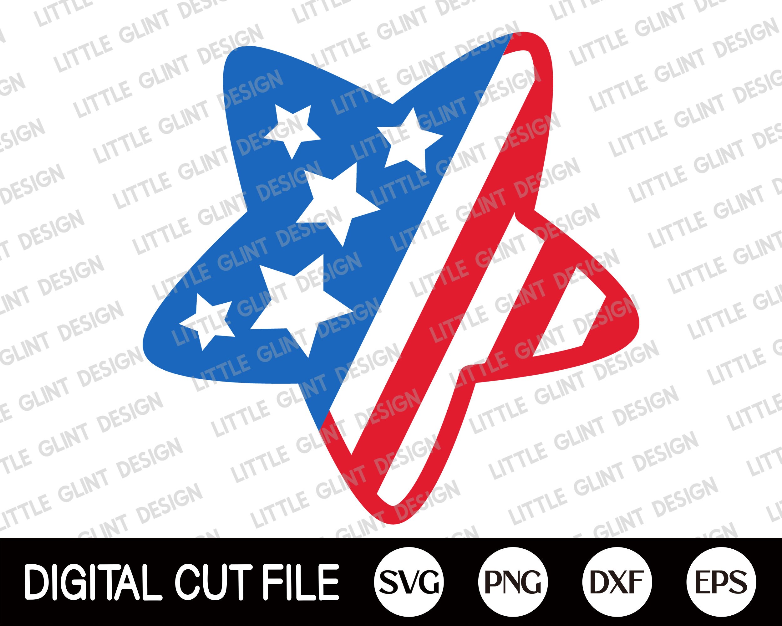 4th of July Svg Star Clip Art Independence Day Memorial - Etsy Canada