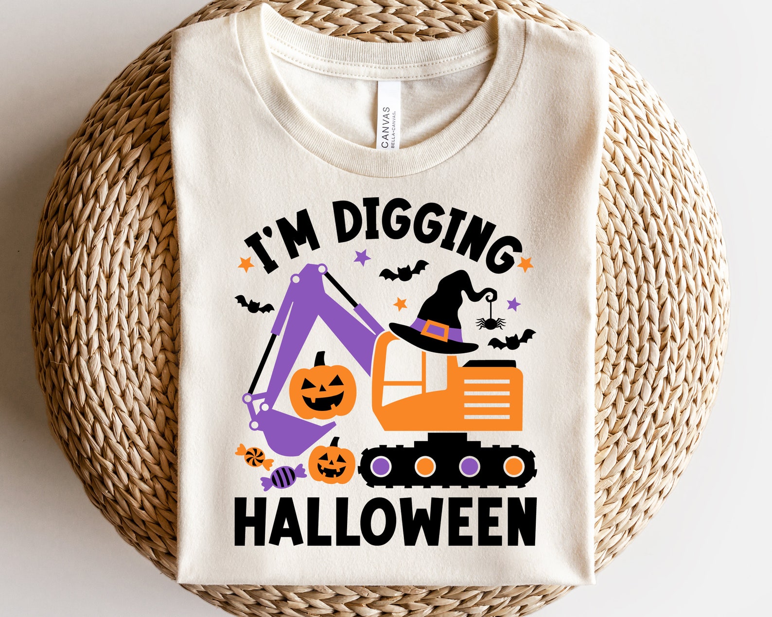 I'm Digging Halloween SVG Kids Halloween Svg Excavator - Etsy