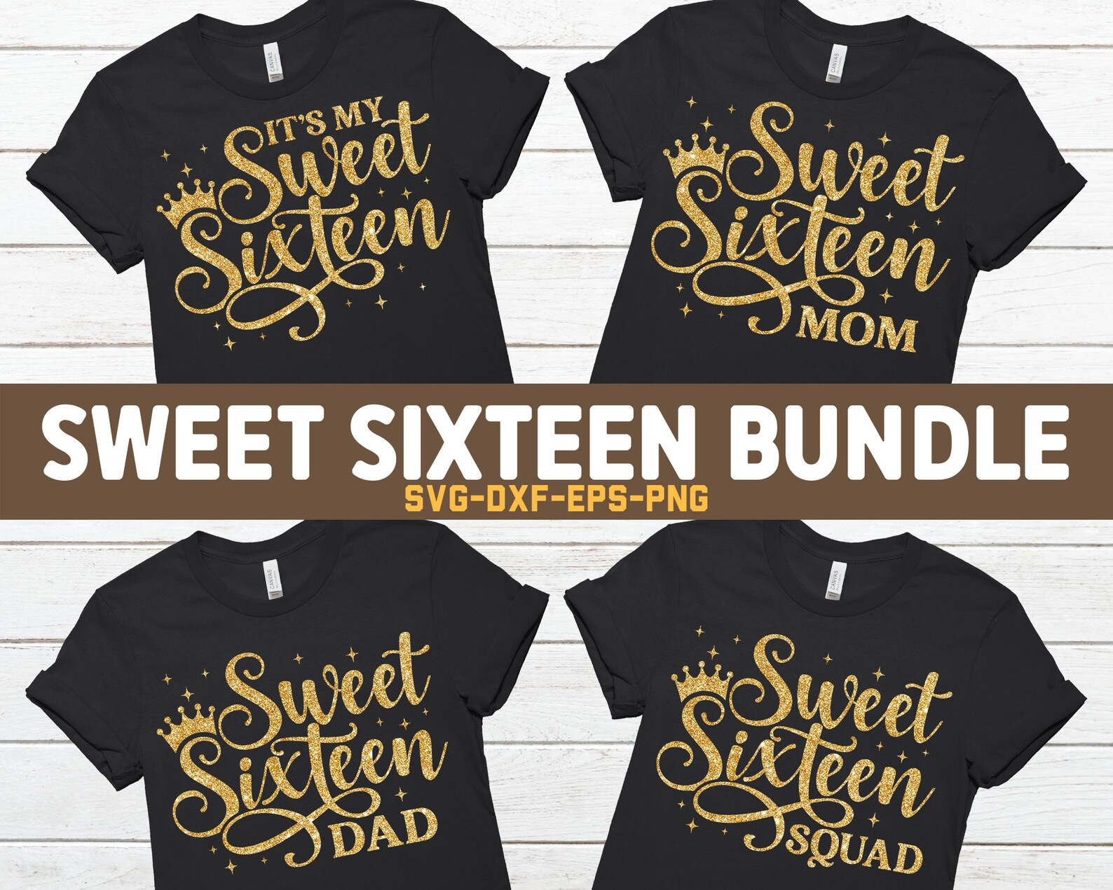 Sweet Sixteen SVG Bundle, Sweet 16 Svg, It's My Sweet Sixteen Party T ...