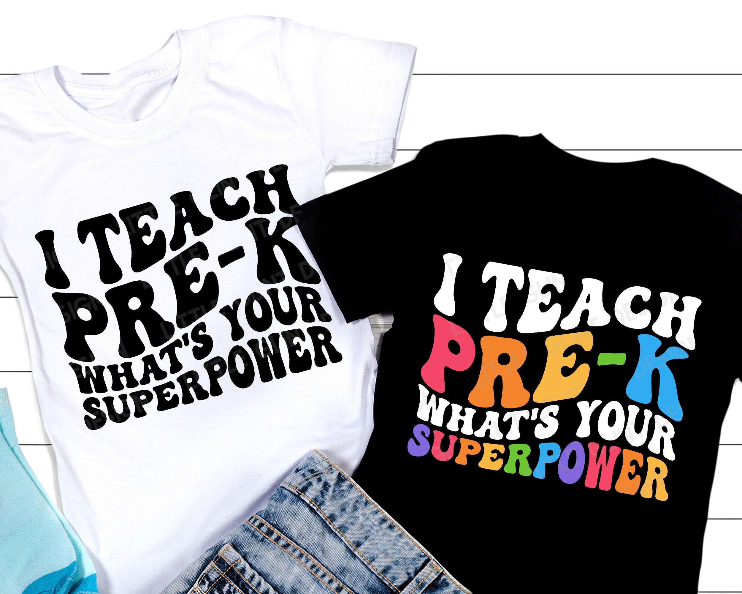 I Teach Pre-k What's Your Superpower Svg, Back to School Svg, 1st Day ...