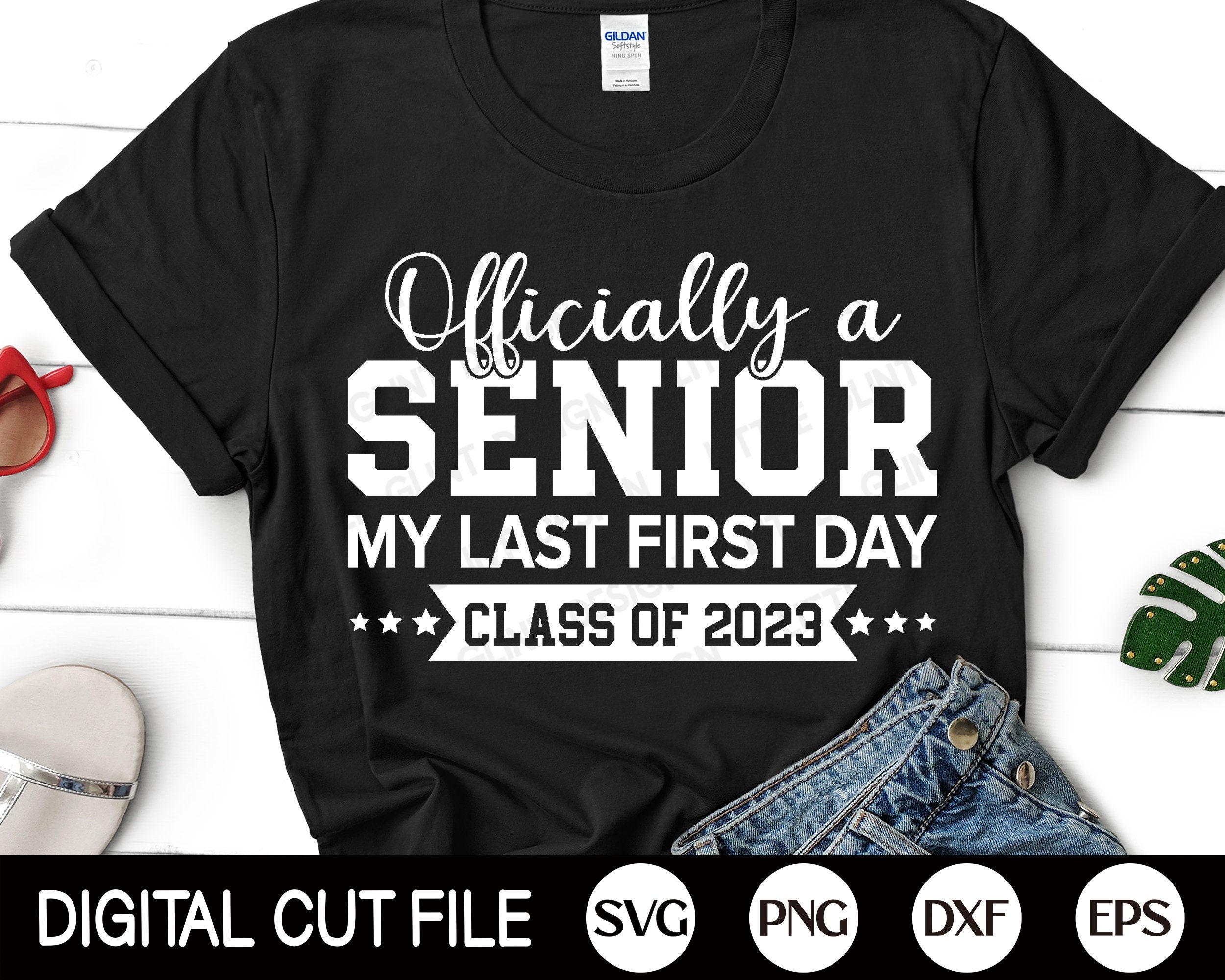 Officially a Senior My Last First Day Svg Last First Day - Etsy