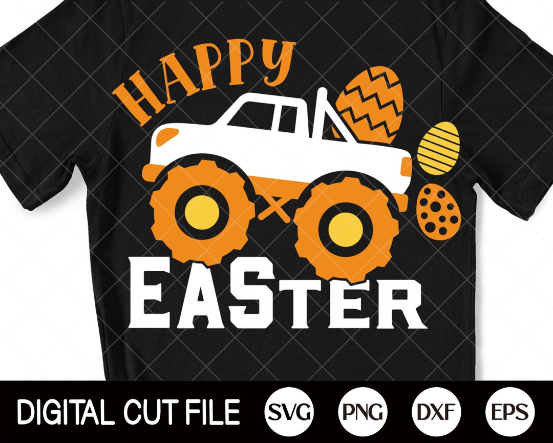 Happy Easter Truck Svg, Easter Eggs Svg, Boys Easter Svg, Happy Easter ...