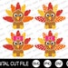 Baby Turkey Boy and Girl SVG Monogram Svg Thanksgiving Svg - Etsy