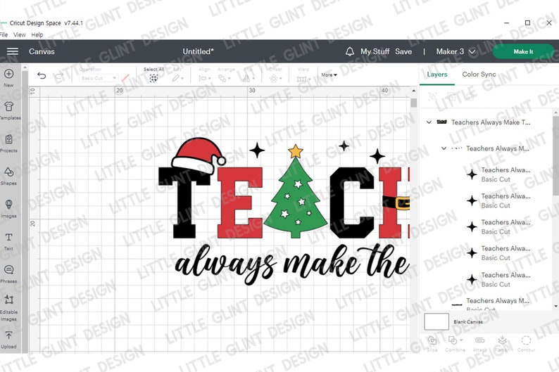 Teacher Christmas SVG PNG, Teachers Always Make the Nice List Png ...