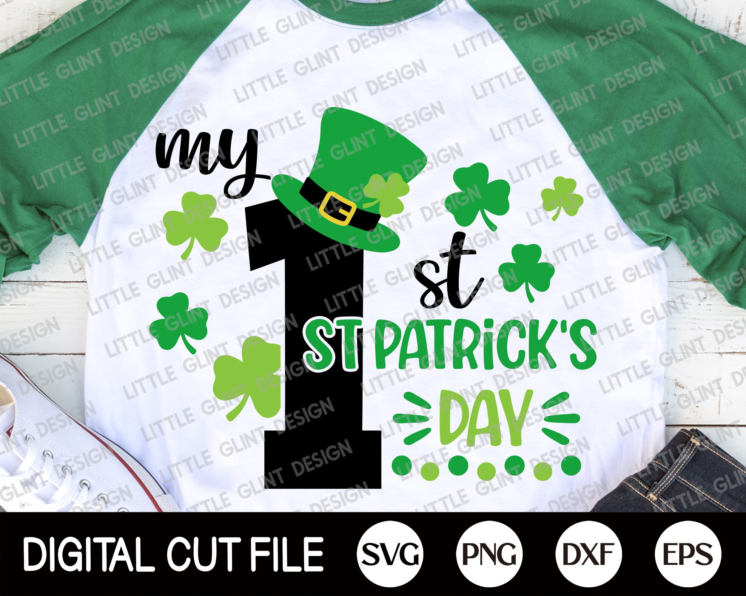 My First St Patricks Day, Baby St Patricks Day, Clover, Lucky Svg, Kids ...