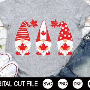 Canada Svg, Maple Leaf Gnome Svg, Canada Day Gnome Svg, Canada Flag ...