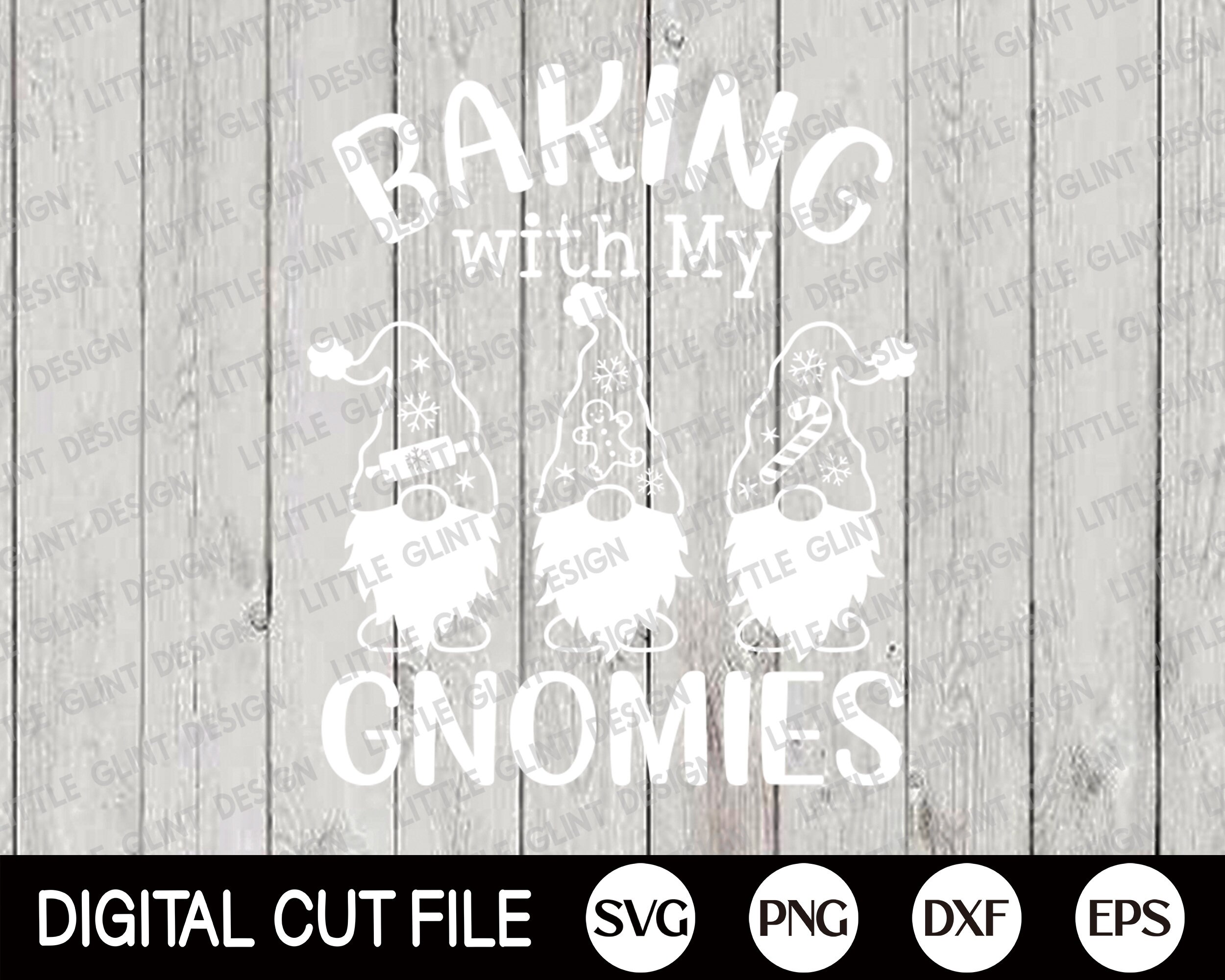 Christmas Gnome SVG, Baking With My Gnomies Svg, Christmas SVG, Gnome ...