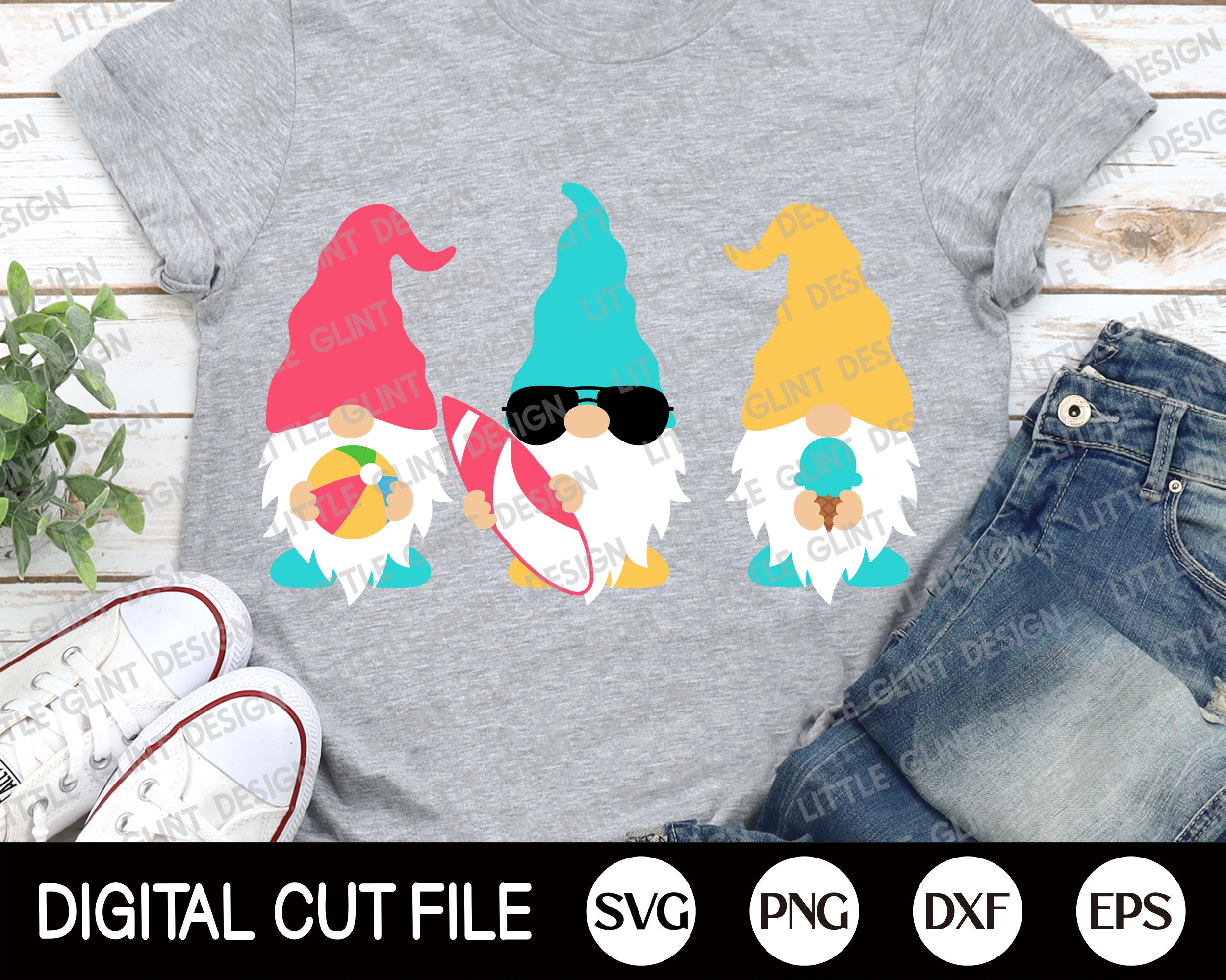 Summer Gnome Svg Beach Svg Summer Vacation Svg Happy - Etsy