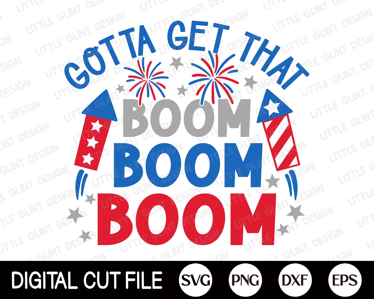 Gotta Get That Boom Boom Boom SVG 4th of July Svg Patriotic - Etsy