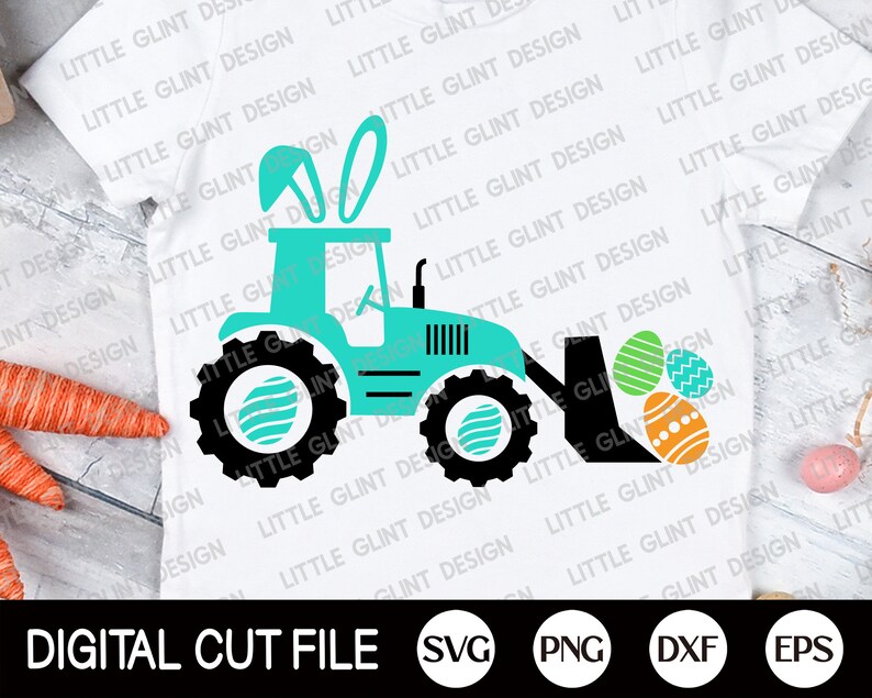 Easter Tractor Egg Svg Easter Svg Happy Easter Svg Easter | Etsy