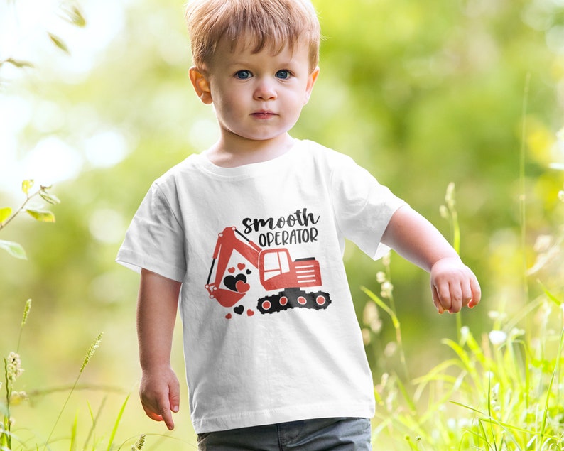 Smooth Operator SVG Kids Valentine SVG Excavator Svg Funny - Etsy