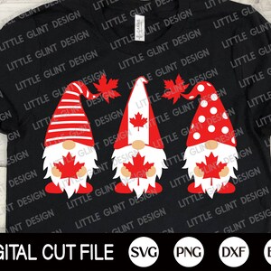 Canada Svg, Maple Leaf Gnome Svg, Canada Day Gnome Svg, Canada Flag ...