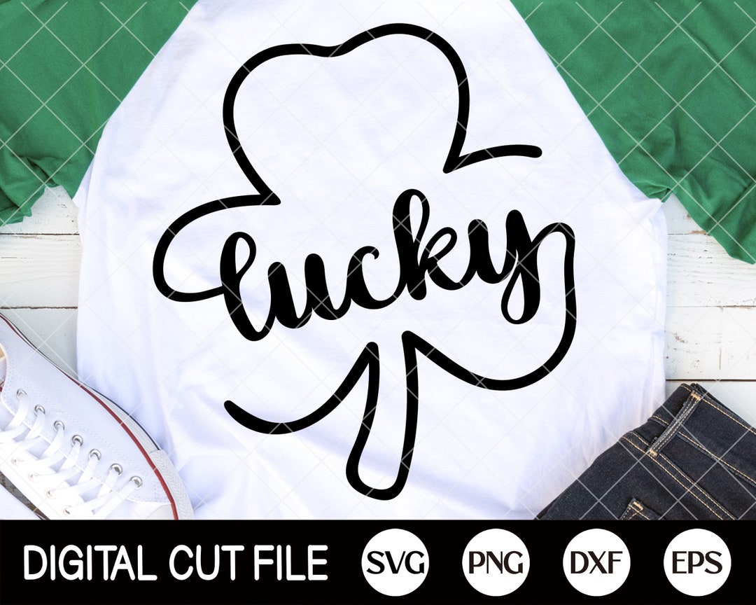St Patricks Day Svg, Lucky Svg, Shamrock Svg, Clover Png, Shamrock ...