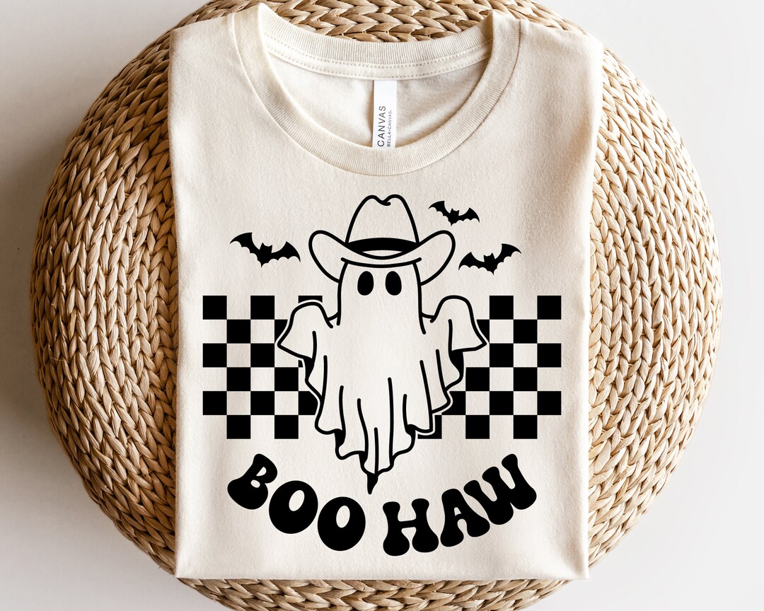 Cowboy Ghost SVG, Western Halloween Svg, Boo Haw Svg, Spooky Season Png ...