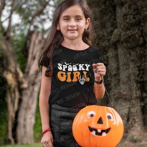 Spooky Girl SVG, Halloween SVG, Spooky Girl Png, Baby Girl Png, Retro ...