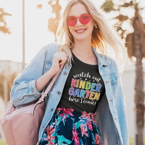 Watch Out Kindergarten Here I Come SVG, Back to School SVG, School ...