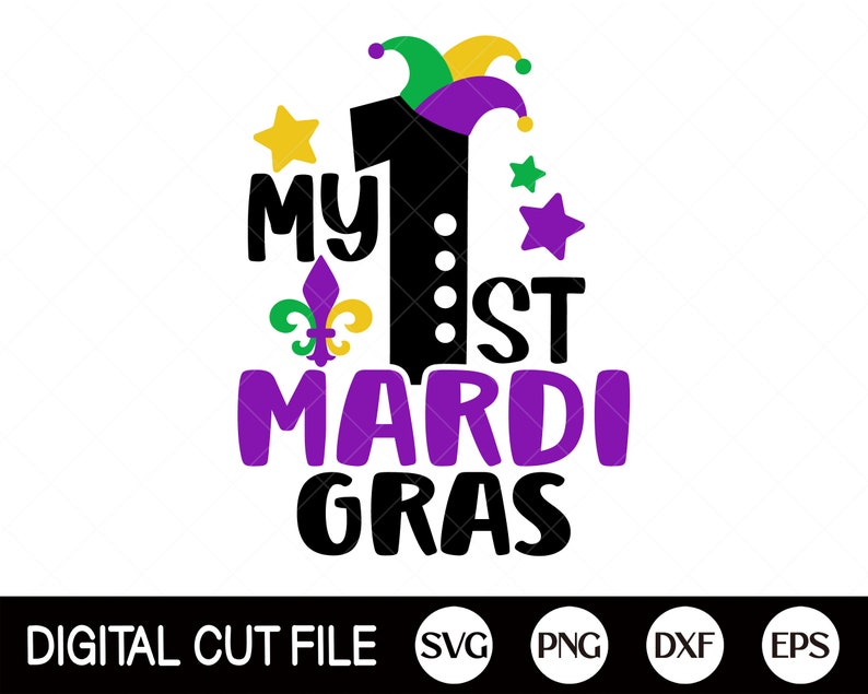 My First Mardi Gras Svg Mardi Gras Svg Kids Mardi Gras Svg - Etsy