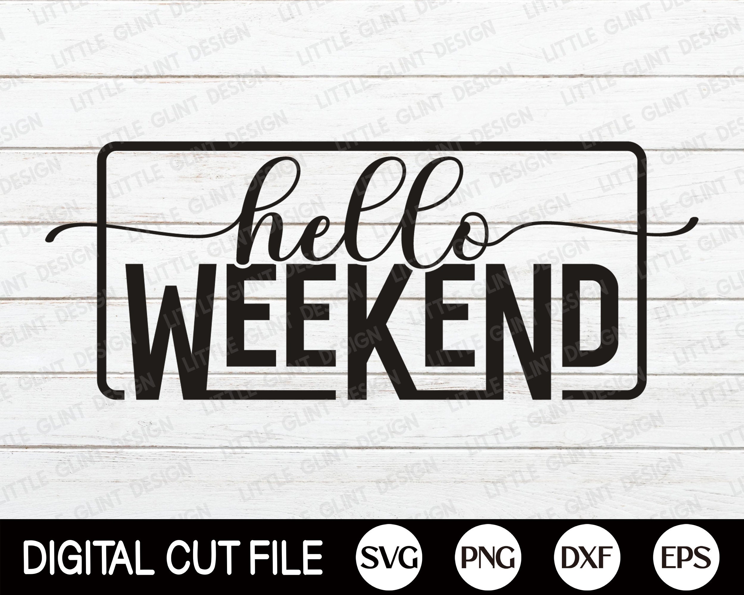 Hello Weekend Svg Cousins Trip Svg Summer Quote Svg Beach - Etsy