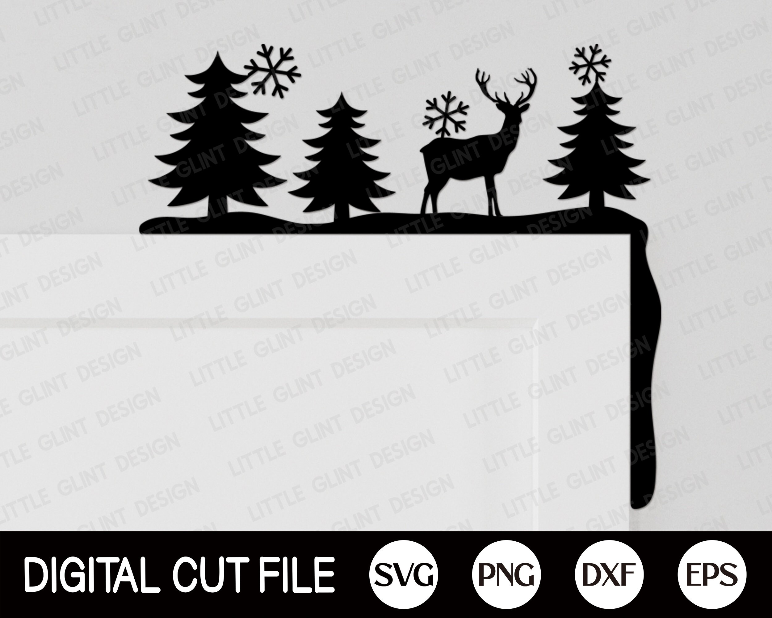 Christmas Door Corner Svg Christmas Svg Bundle Santa Hat | Etsy