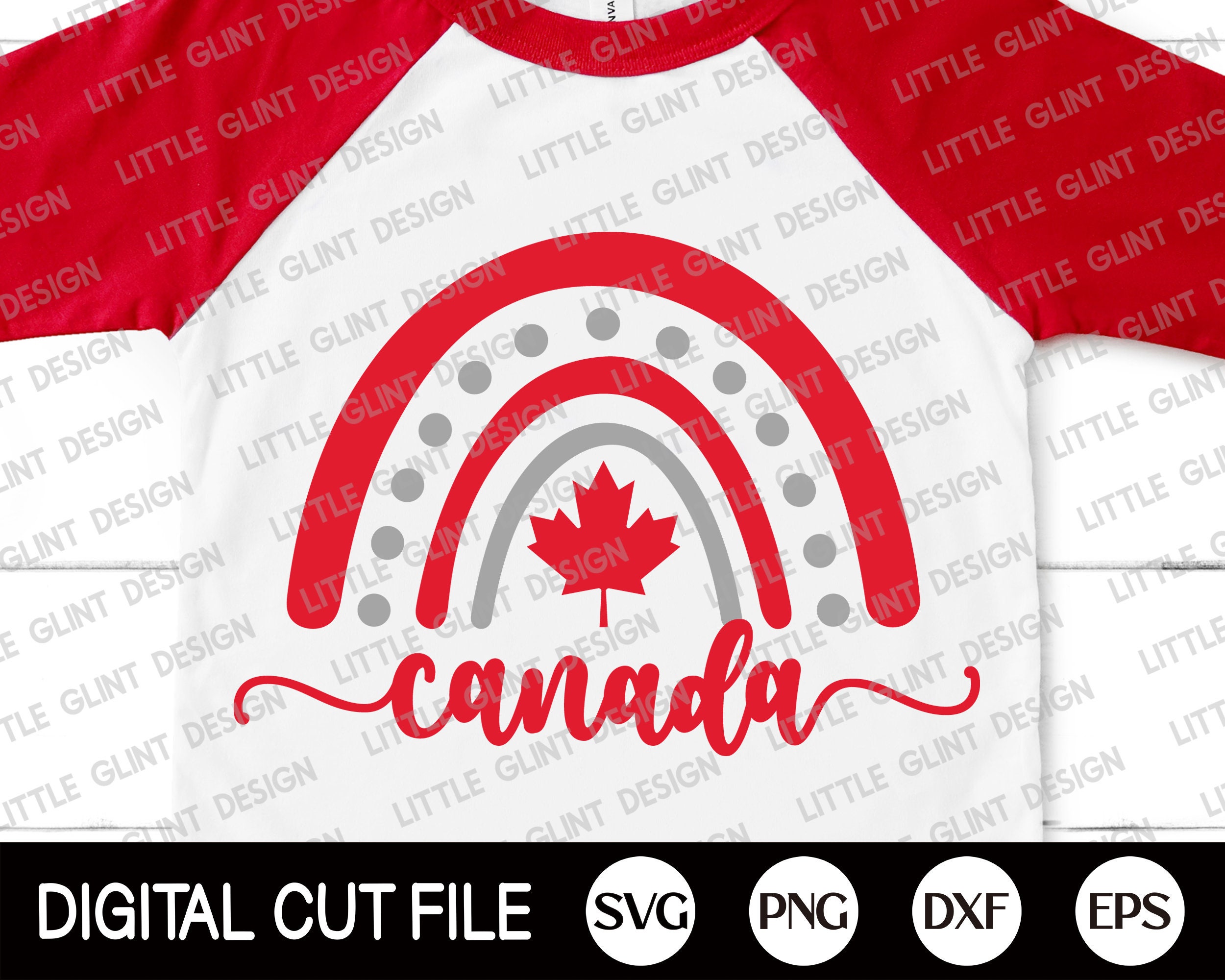 Canada Rainbow Svg, Canada Svg, Canada Day Svg, Maple Leaf, Canada Flag ...