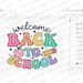 Welcome Back to School SVG PNG, Retro Back to School Svg, Retro School ...