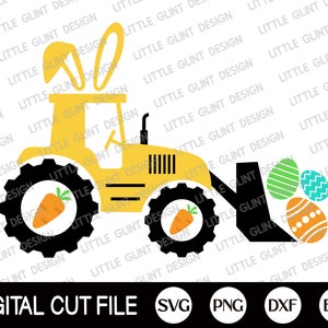 Easter Tractor Carrot Svg, Easter Svg, Happy Easter Svg, Svg Easter Egg ...