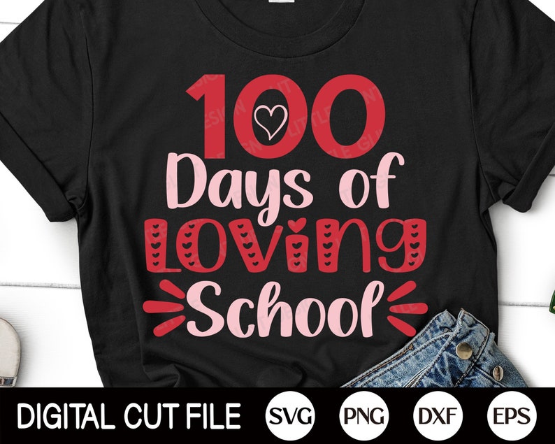 100 Days of Loving School SVG 100 Days of School Svg 100 | Etsy 100 Days of Loving School SVG 100 Days of School Svg 100 | Etsy