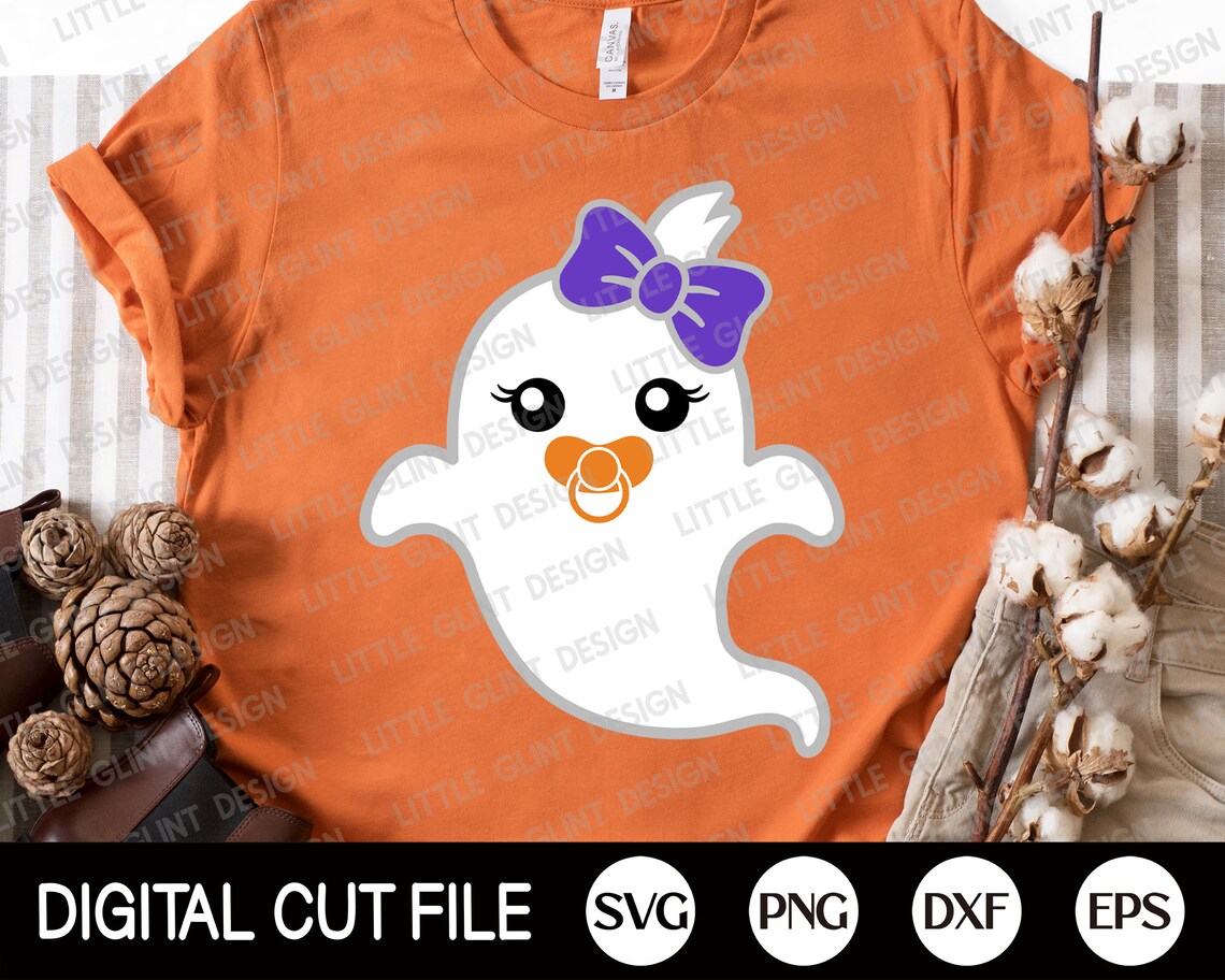 Baby Ghost Svg, Halloween Svg Bundle , Ghost Boy and Girl Svg, Spooky ...