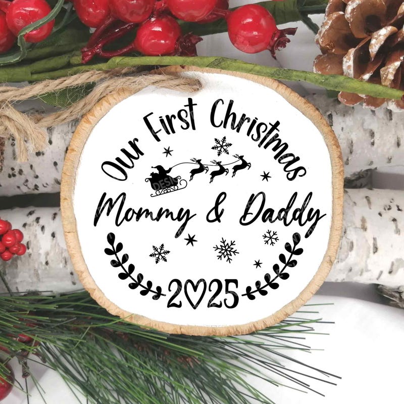 1st Xmas Mummy and Daddy - Etsy