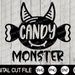 Candy Monster Svg Halloween Svg Spooky Svg Halloween - Etsy