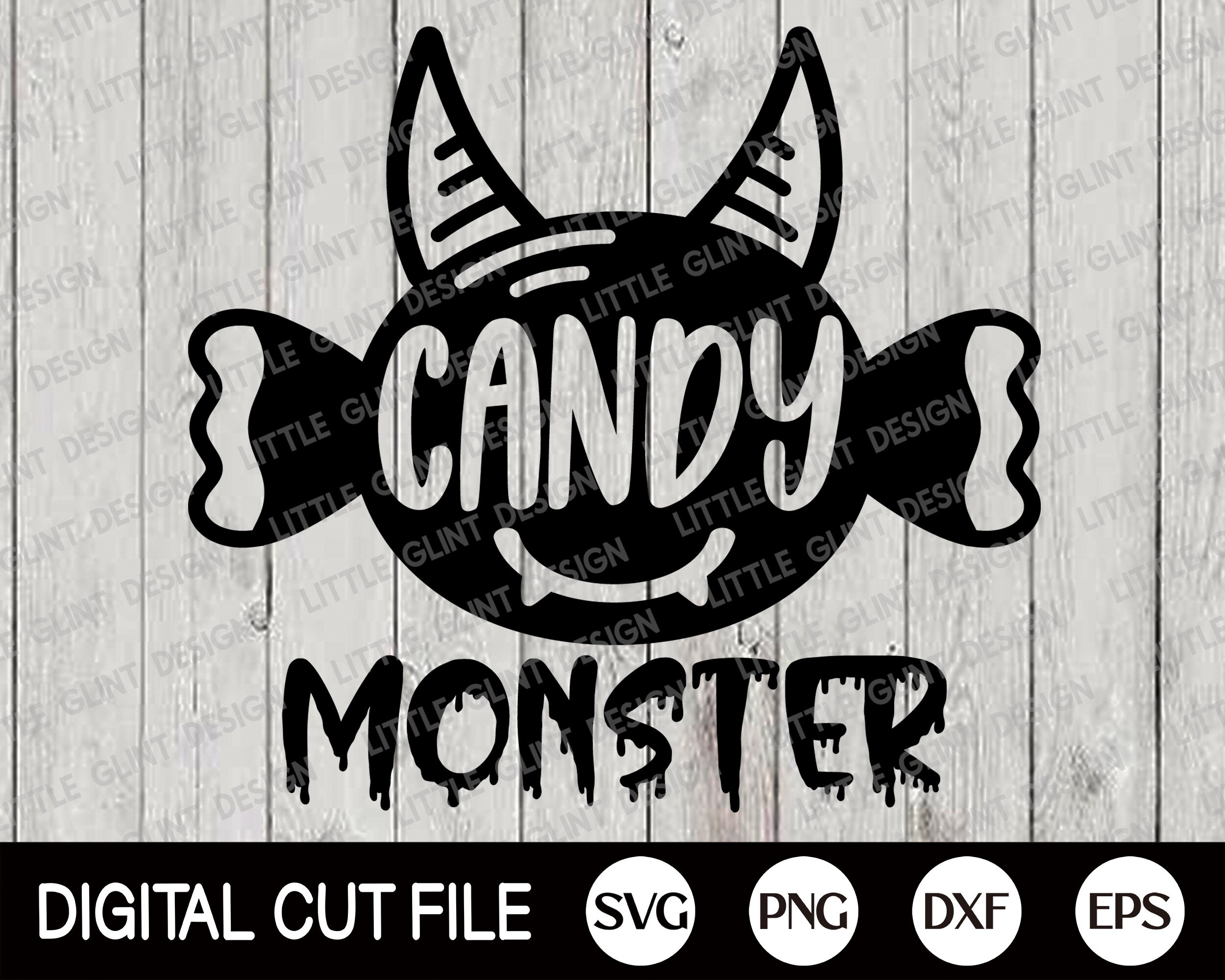 Candy Monster Svg, Halloween Svg, Spooky Svg, Halloween Costume ...