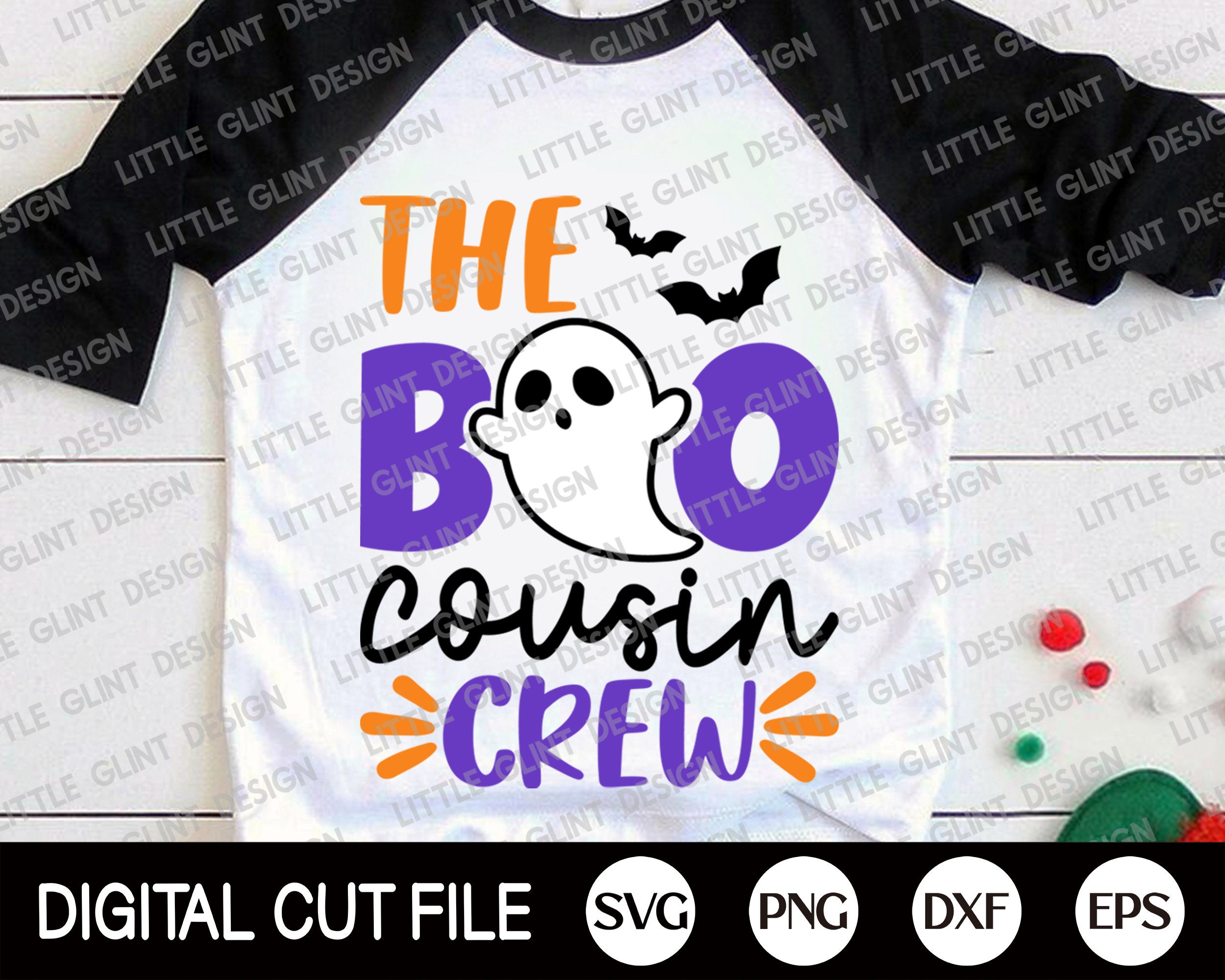 Halloween Svg the Boo Cousin Crew Svg Ghost Svg Halloween | Etsy