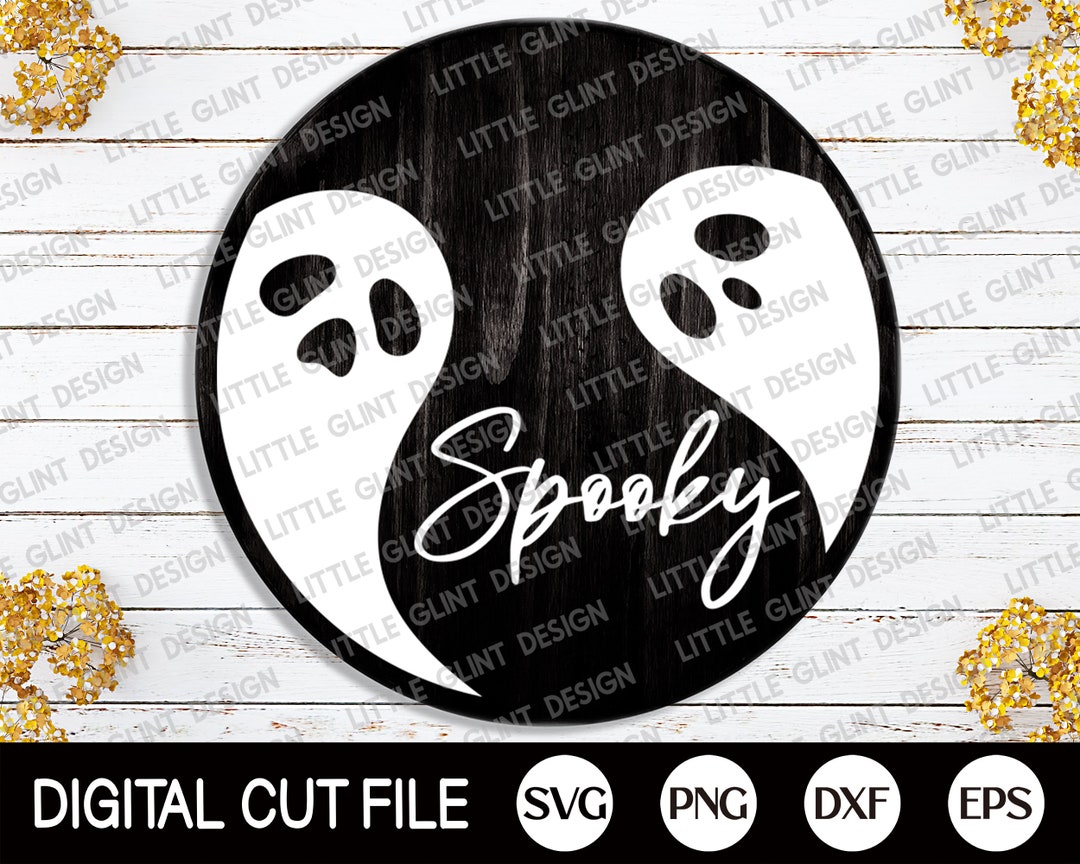 Spooky Welcome Sign SVG, Halloween Svg, Ghost, Spooky Vibes Svg, Spooky ...