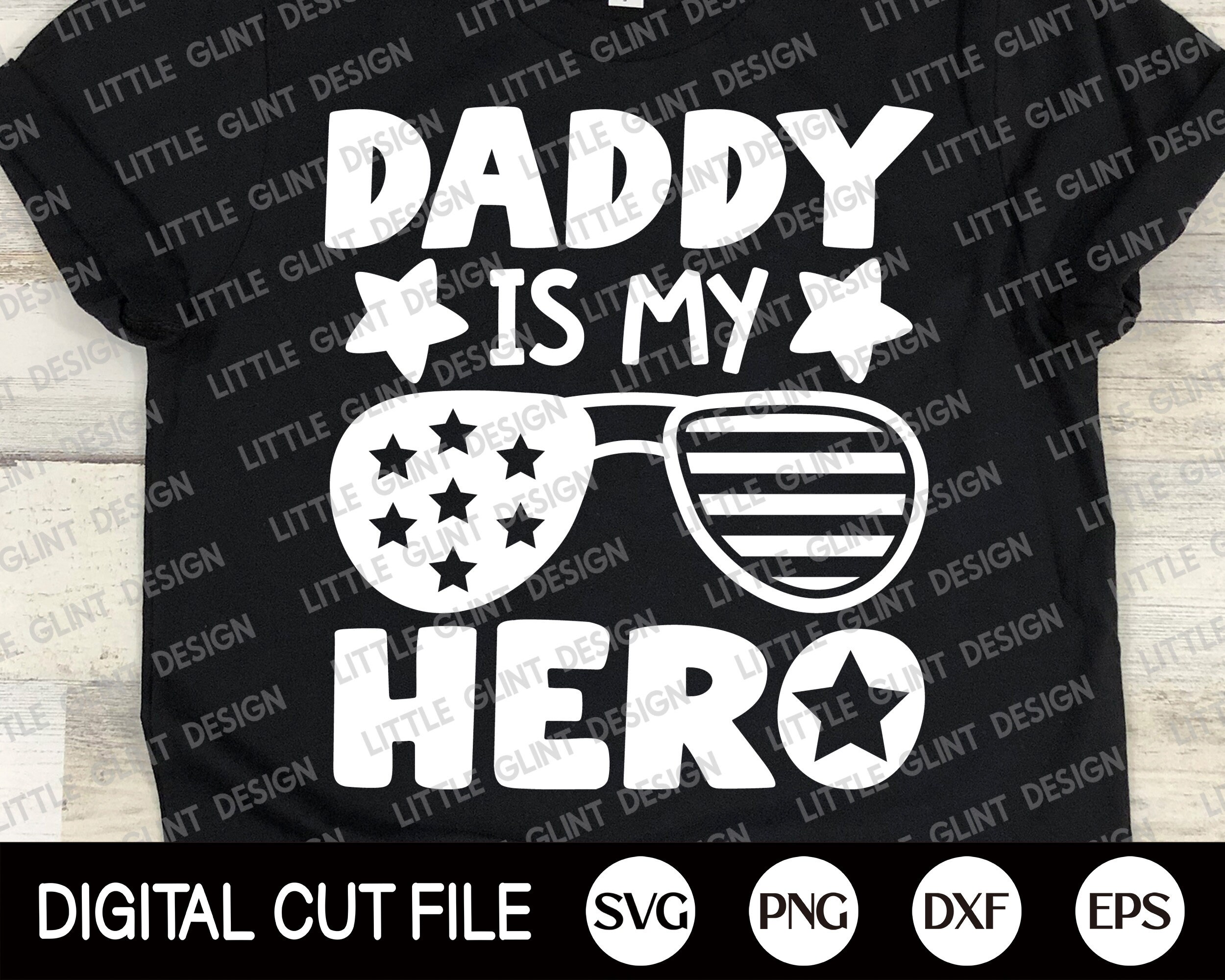 4th of July Svg, Daddy is My Hero Svg, America Svg, Independence Day ...