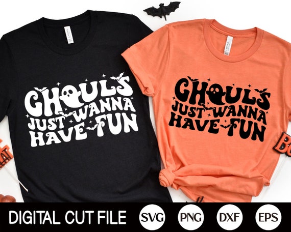 Ghouls Just Wanna Have Fun SVG Halloween Svg Boho Retro - Etsy