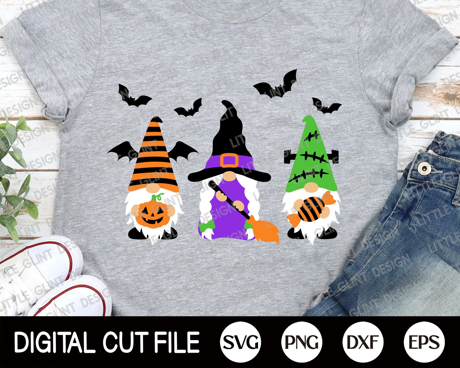 Halloween Svg, Gnome With Pumpkin, Halloween Gnome Svg, Frankenstein ...