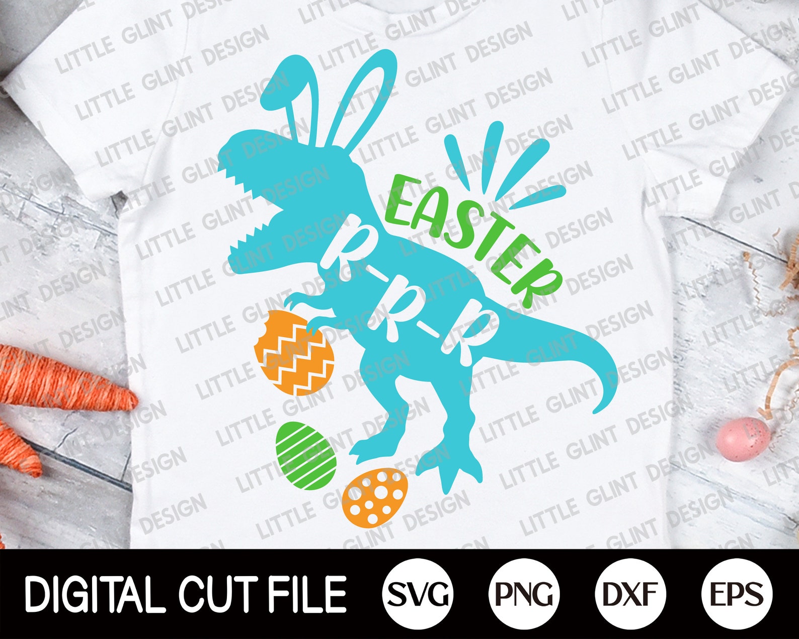 Easter-r-r-r Svg Easter Svg Bunny Saurus Svg Dinosaur Svg - Etsy
